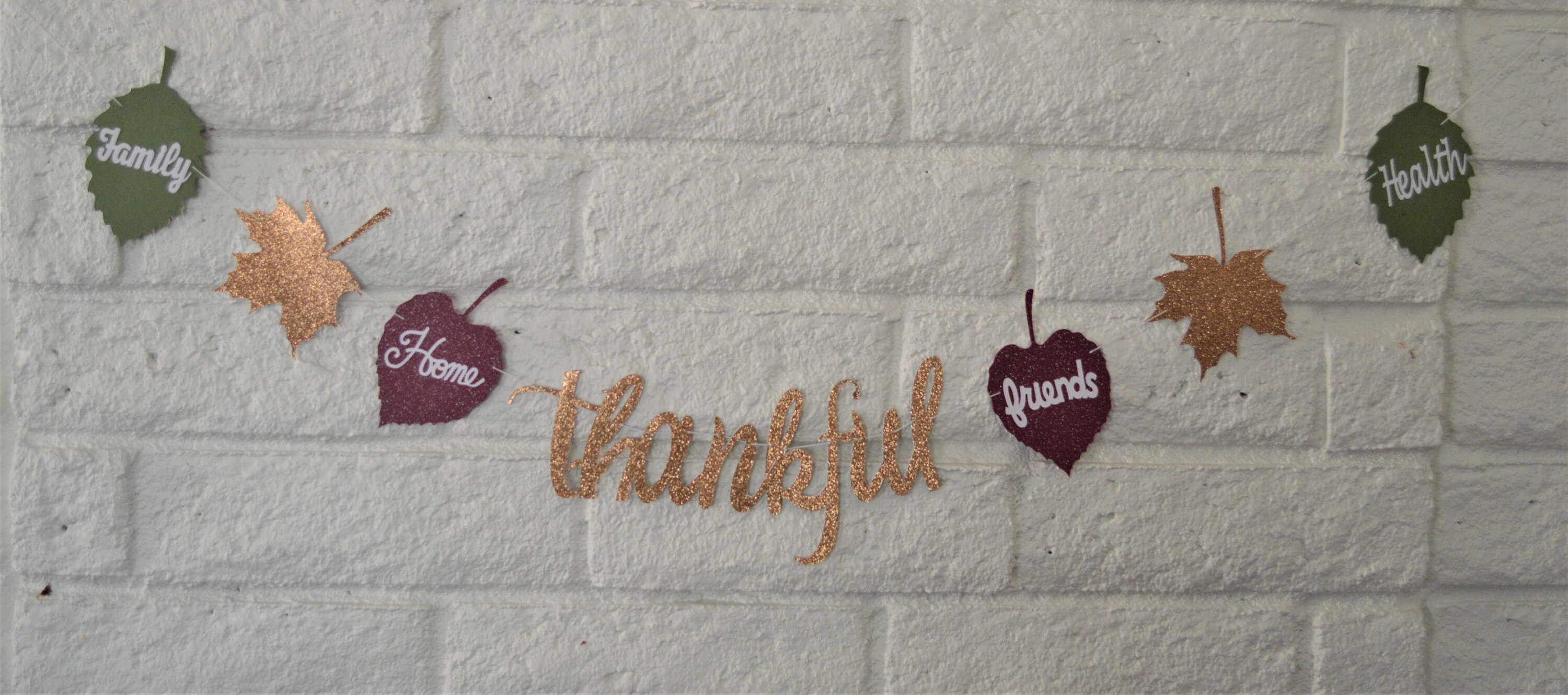 Thankfull Banner. Leave Banner , Thanksgiving Banner, Gold Fall Banner ...