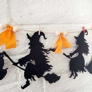 Halloween Witches, Halloween Banner, Halloween Garland, Witch Garland ...