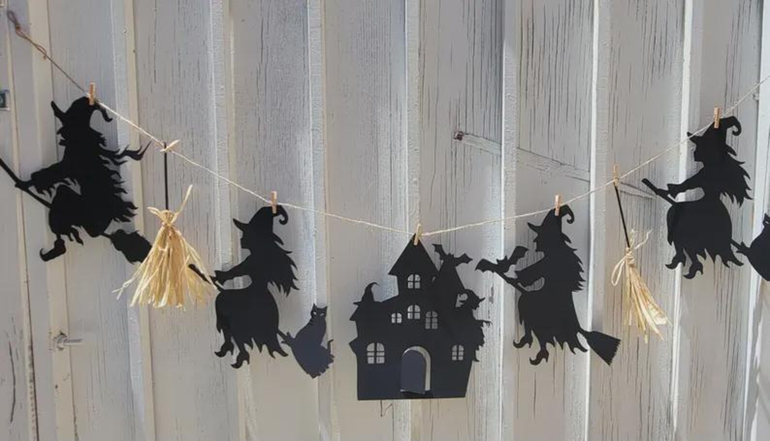 Halloween Witches, Halloween Banner, Halloween Garland, Witch Garland ...