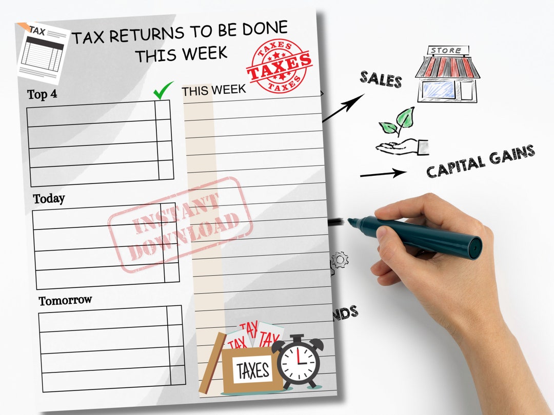 Tax Organizer/tax Return Organizer/office Organizer/tax Form/tax ...