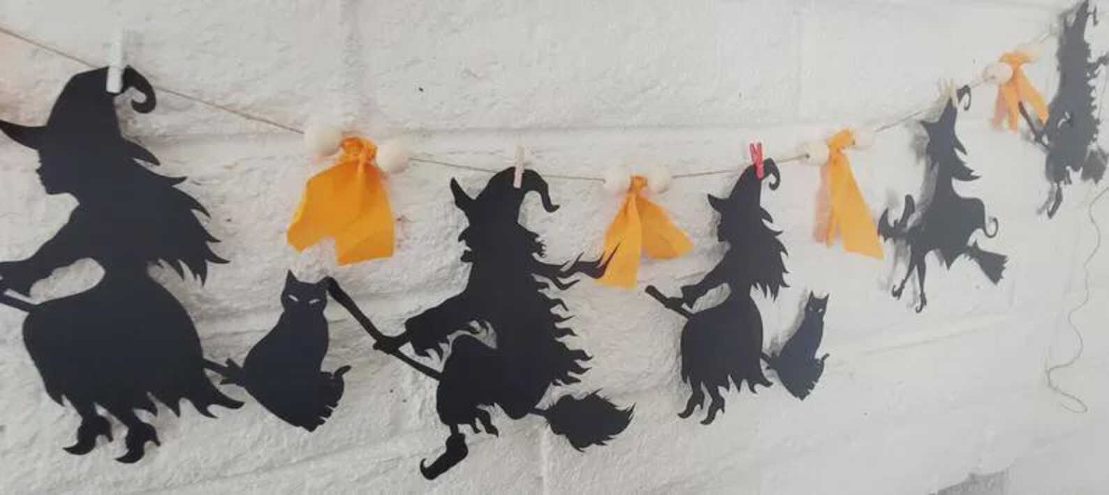 Halloween Witches, Halloween Banner, Halloween Garland, Witch Garland ...