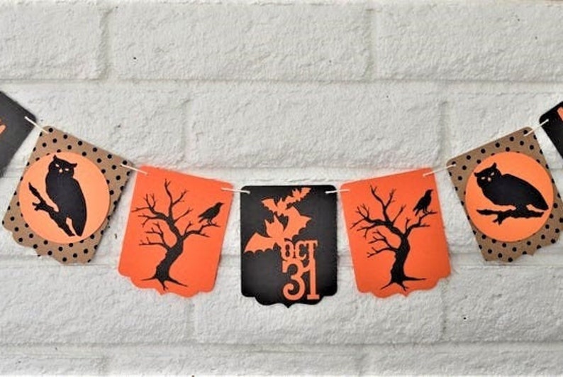 Halloween Banner , Halloween Decor, Halloween Party Banner - Etsy