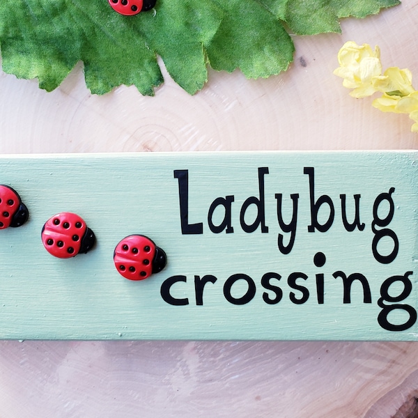 Ladybug Crossing Sign - Etsy