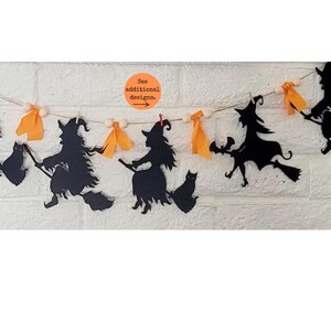 Halloween Witches, Halloween Banner, Halloween Garland, Witch Garland ...