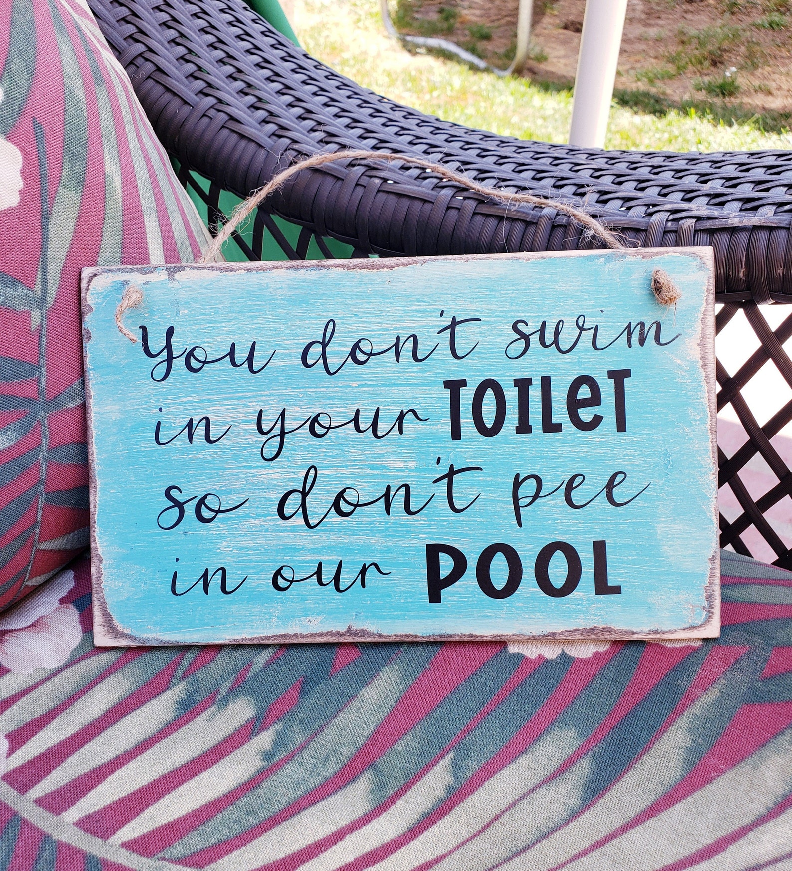 Summer Sign, Pool Sign, Pool Decor, Swim Sign - Etsy