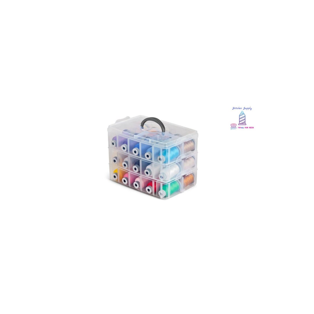 Thread Organizer, Expandable Thread Storage Case/box as Your Thread ...