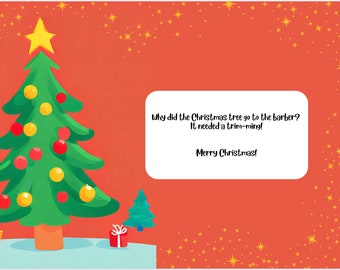 Funny Christmas Card / Two Versions / Printable Happy Holidays Card ...