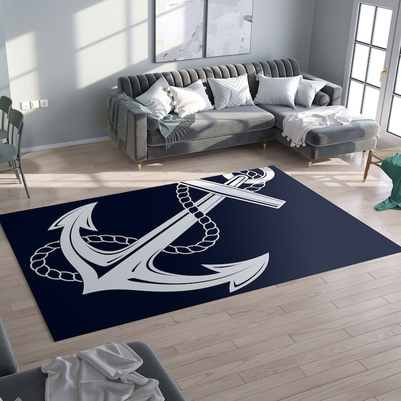 Nautical Rug - Etsy
