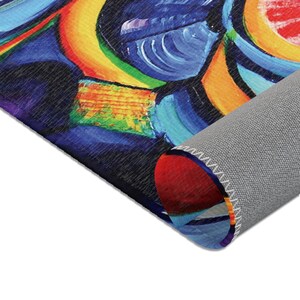 Colorful Rug Abstract Art Rugs Psychedelic Rug Colorful Floor Rug ...