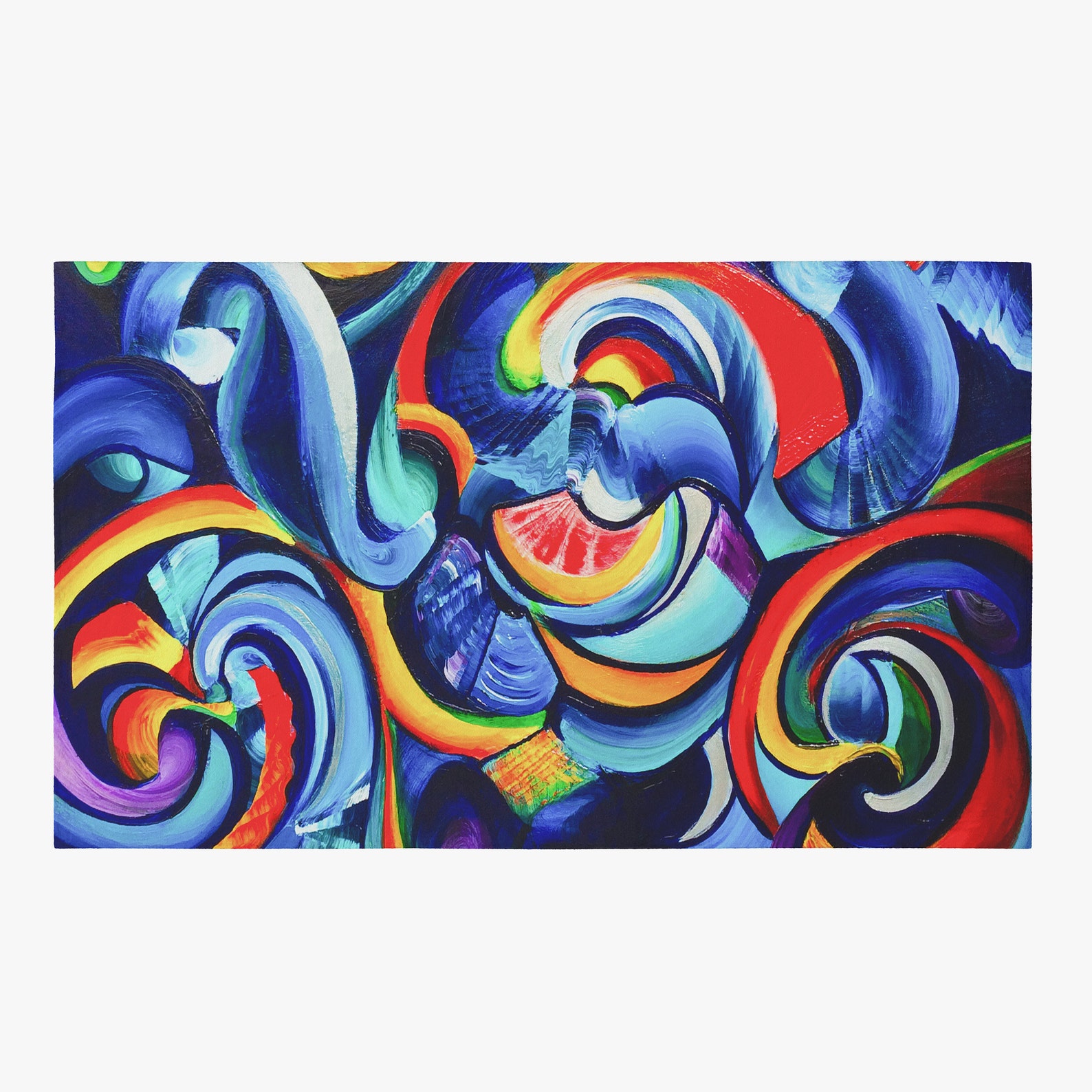 Colorful Rug Abstract Art Rugs Psychedelic Rug Colorful Floor - Etsy