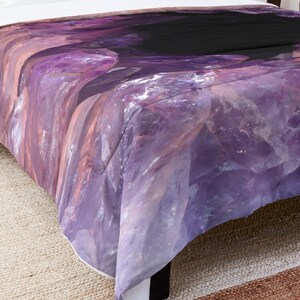 Amethyst Duvet Cover or Comforter Purple Bedding Amethyst Bedding ...