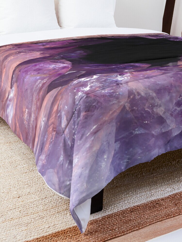 Amethyst Duvet Cover or Comforter Purple Bedding Amethyst Bedding ...
