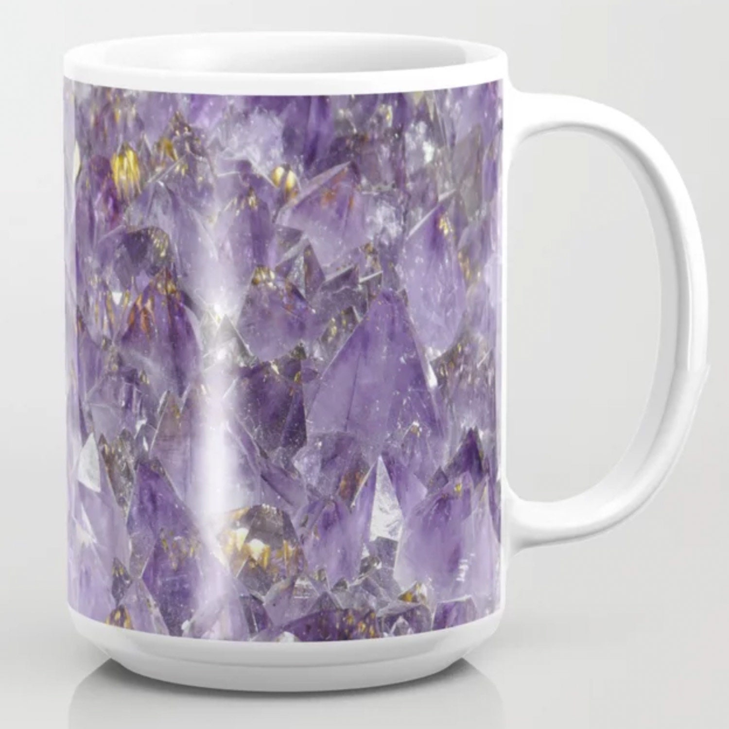 Amethyst Mug Spiritual Gift Purple Mug Amethyst Mugs Cheap Gift Yoga ...