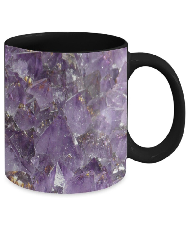 Amethyst Mug Spiritual Gift Purple Mug Amethyst Mugs Cheap - Etsy