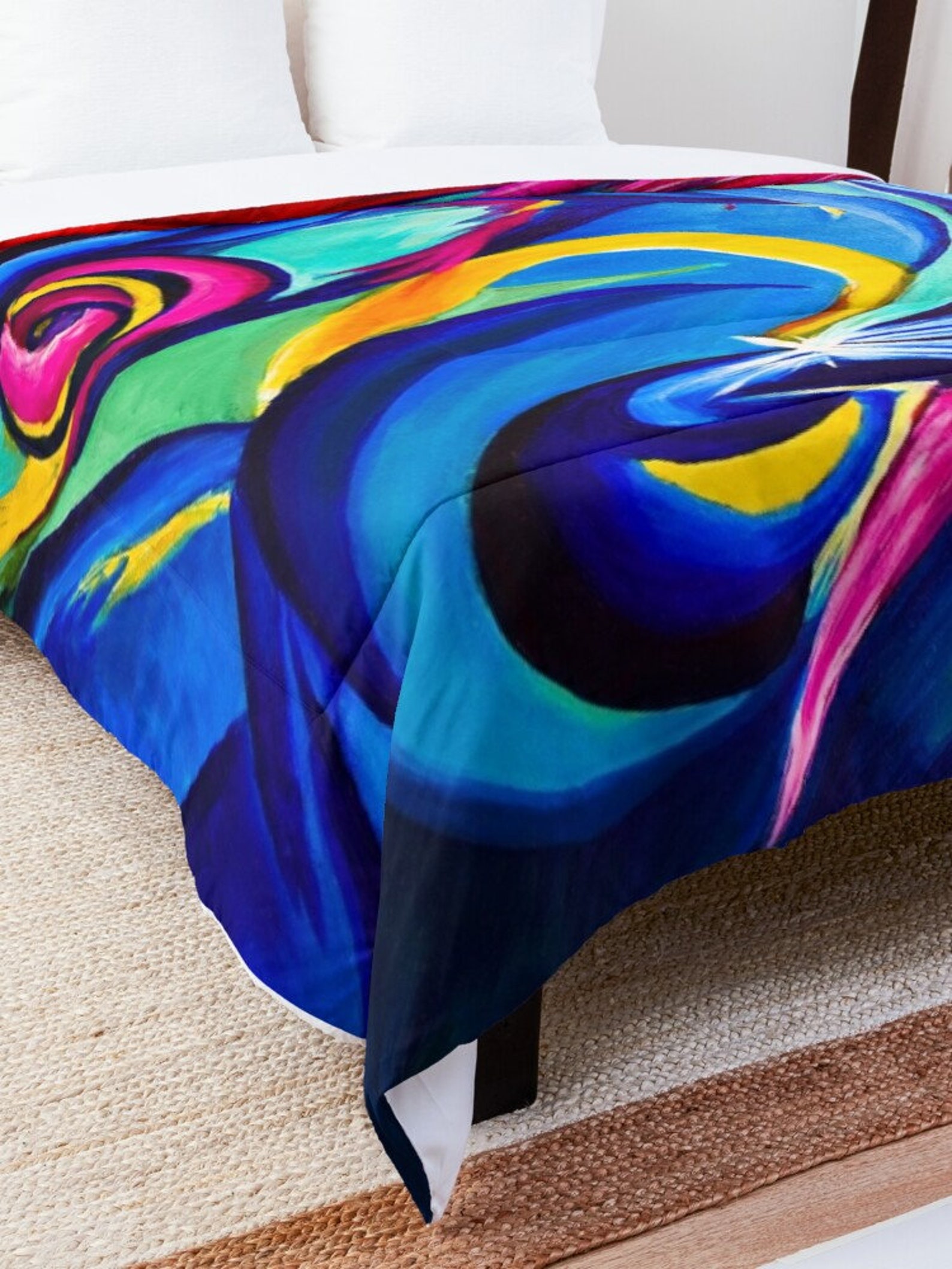 Abstract Art Duvet Cover or Comforter Artsy Bedding Twin Queen - Etsy