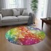 Rainbow Confetti Rug Rainbow Rug Rainbow Rugs Girly Floor Rug - Etsy
