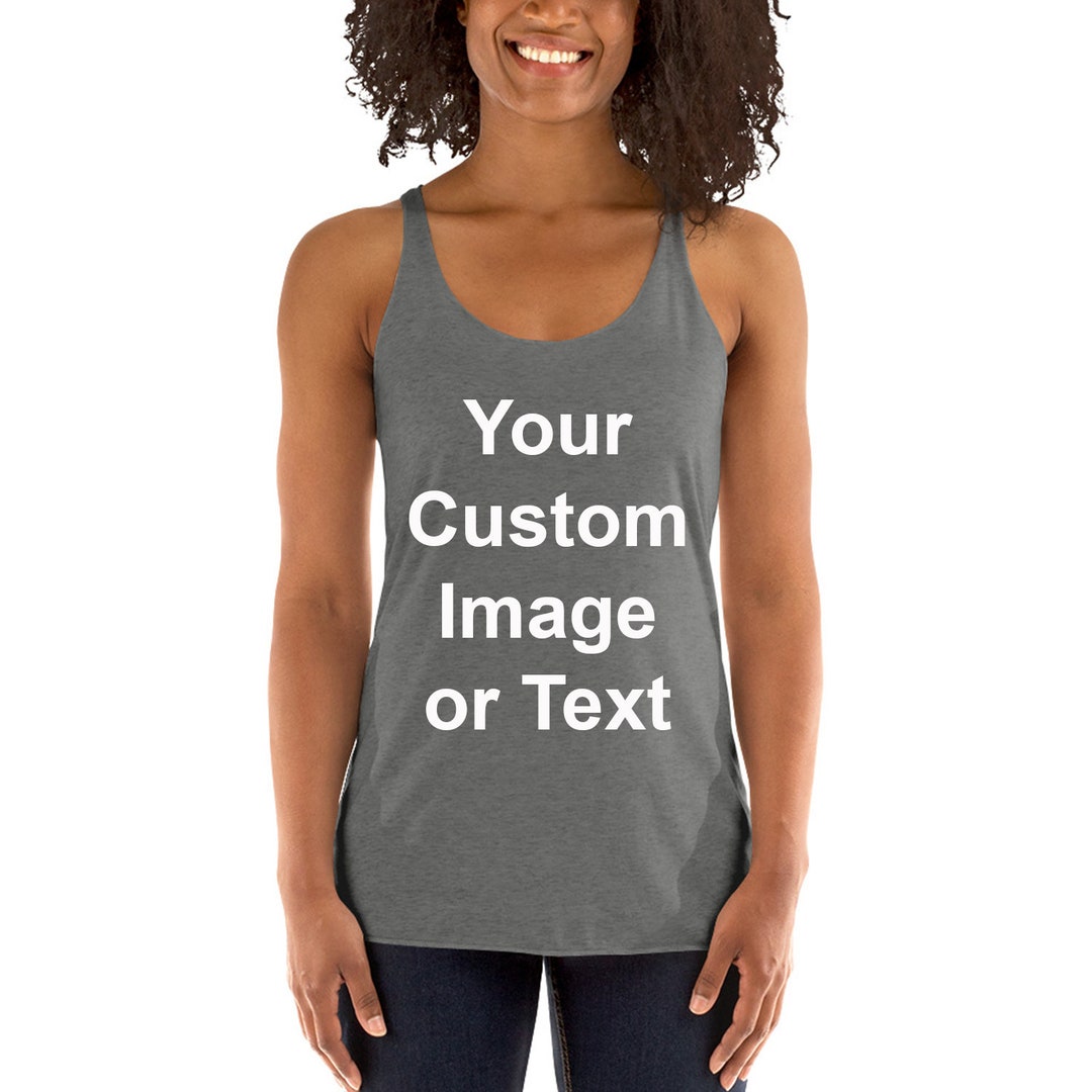 Custom Womans Tank Top Personalized Shirt Photo Shirt Custom Gift ...