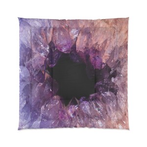 Amethyst Duvet Cover or Comforter Purple Bedding Amethyst Bedding ...