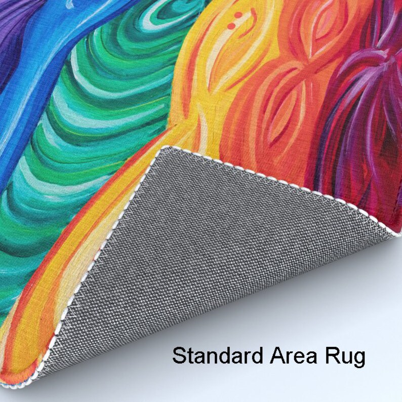 Chakra Rug Colorful Rainbow Rug Floor Rug Mat Spiritual Yoga - Etsy