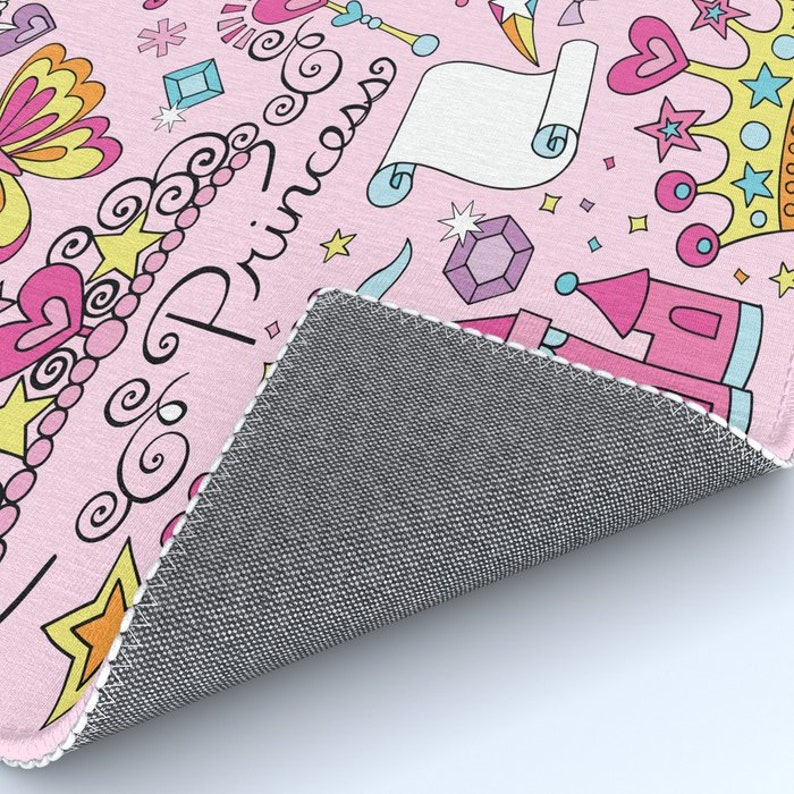 Princess Rug Rainbow Rug Princess Rug Princess Floor Rug Pink | Etsy