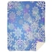 Snowflake Blue Blanket Christmas Decor Xmas Blanket Cute Christmas ...