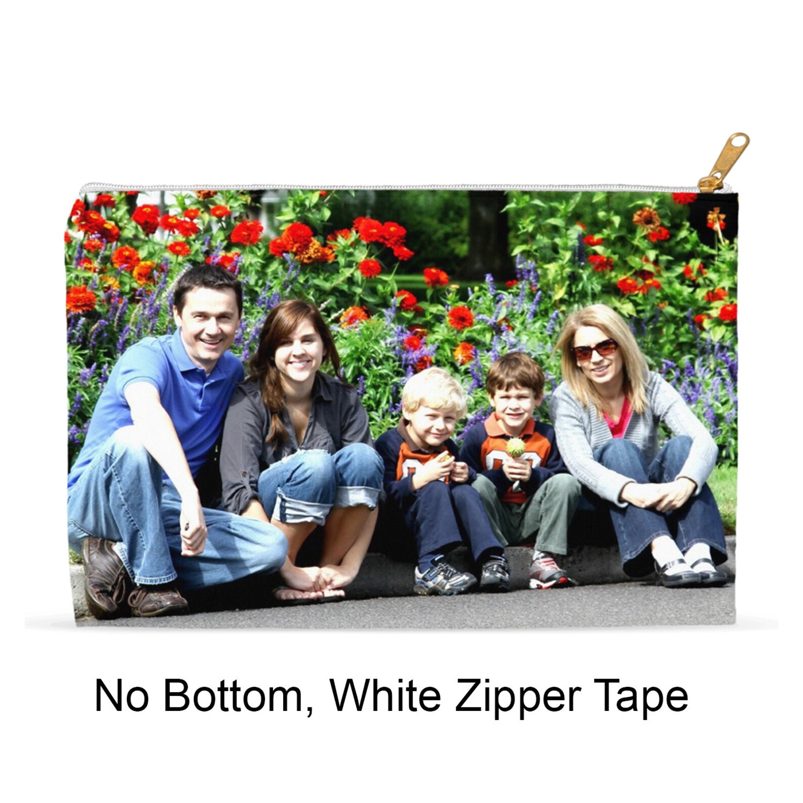 Custom Photo Zip Pouch, Personalized Cosmetic Bag, Image Gift - Etsy