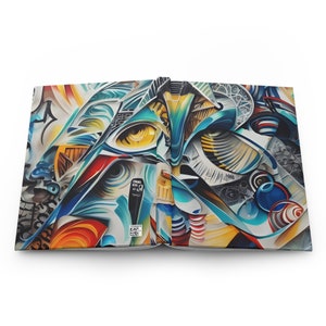 Graffiti Hardcover Journal Graffiti Diary Abstract Notepad Unique Gift ...