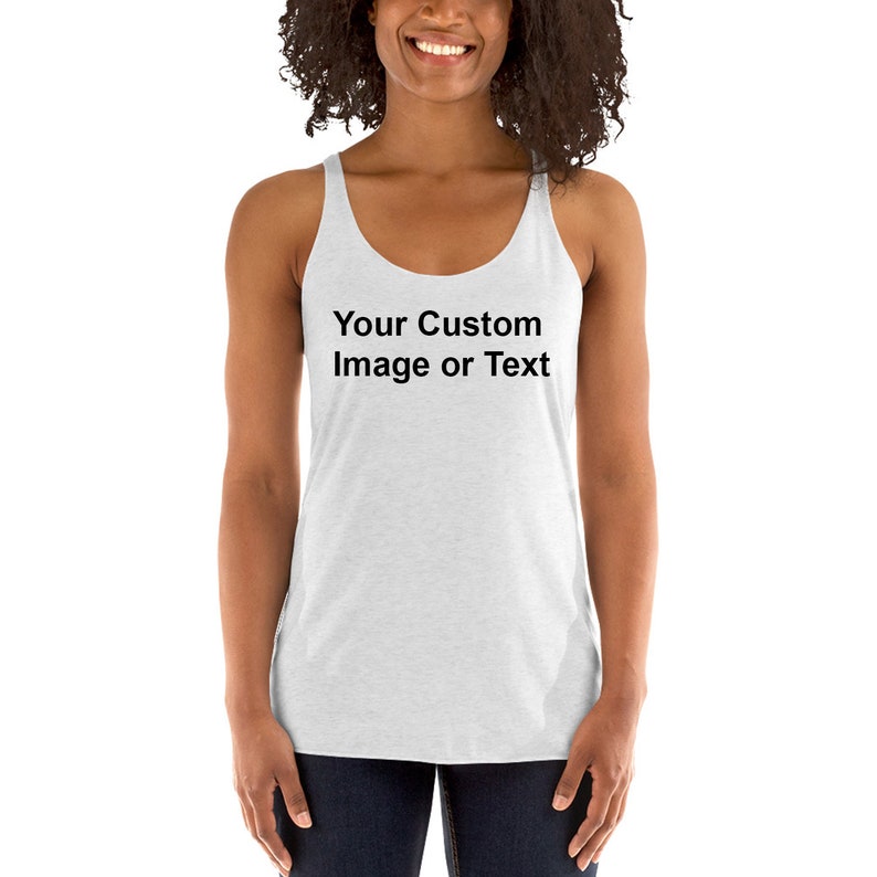 Custom Womans Tank Top Personalized Shirt Photo Shirt Custom Gift ...