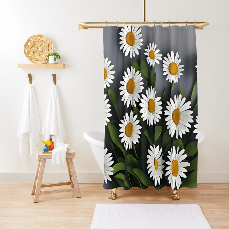 Daisy Bath Mat - Etsy