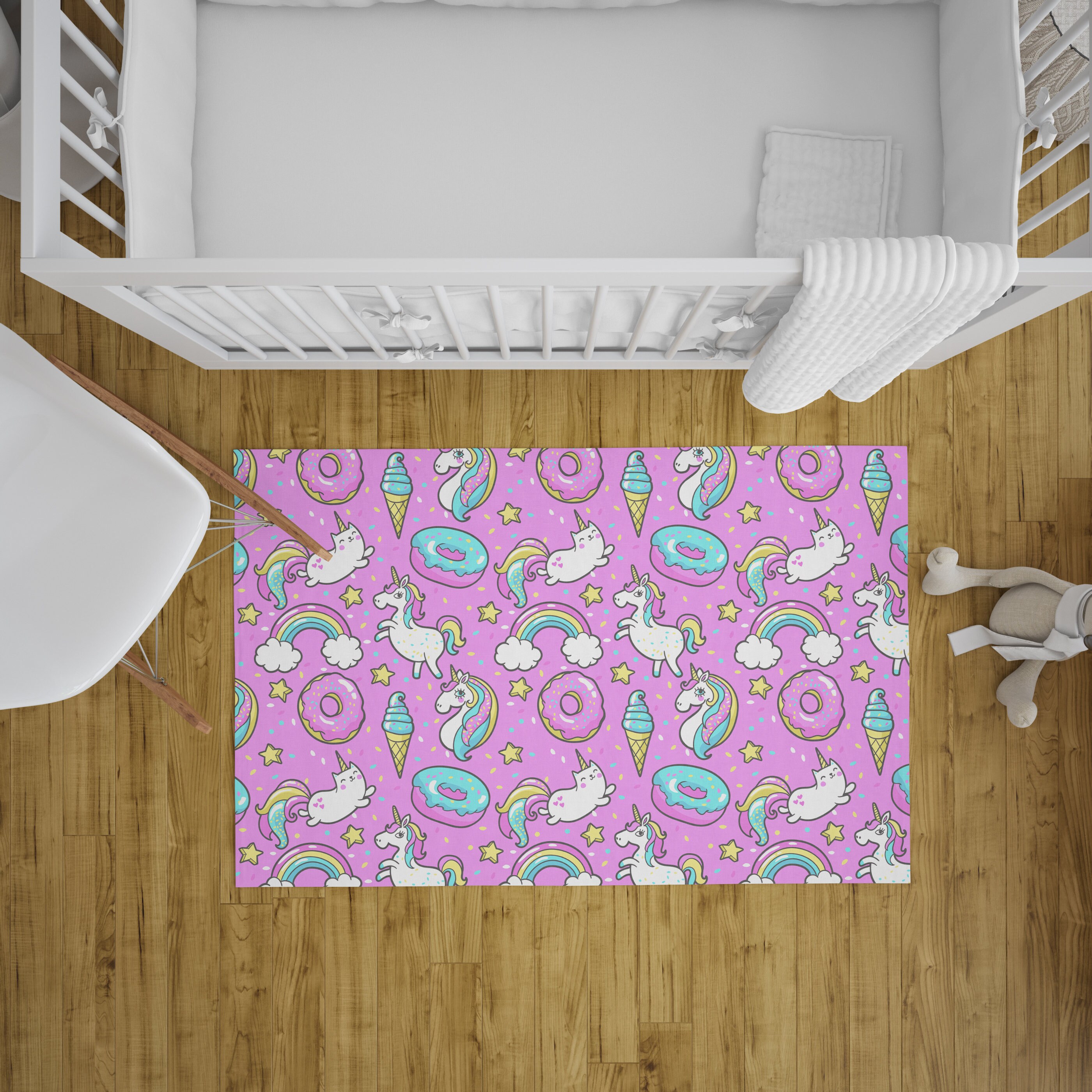 Unicorn Rug Caticorn Rug Unicorns Rug Unicorn Floor Rug | Etsy