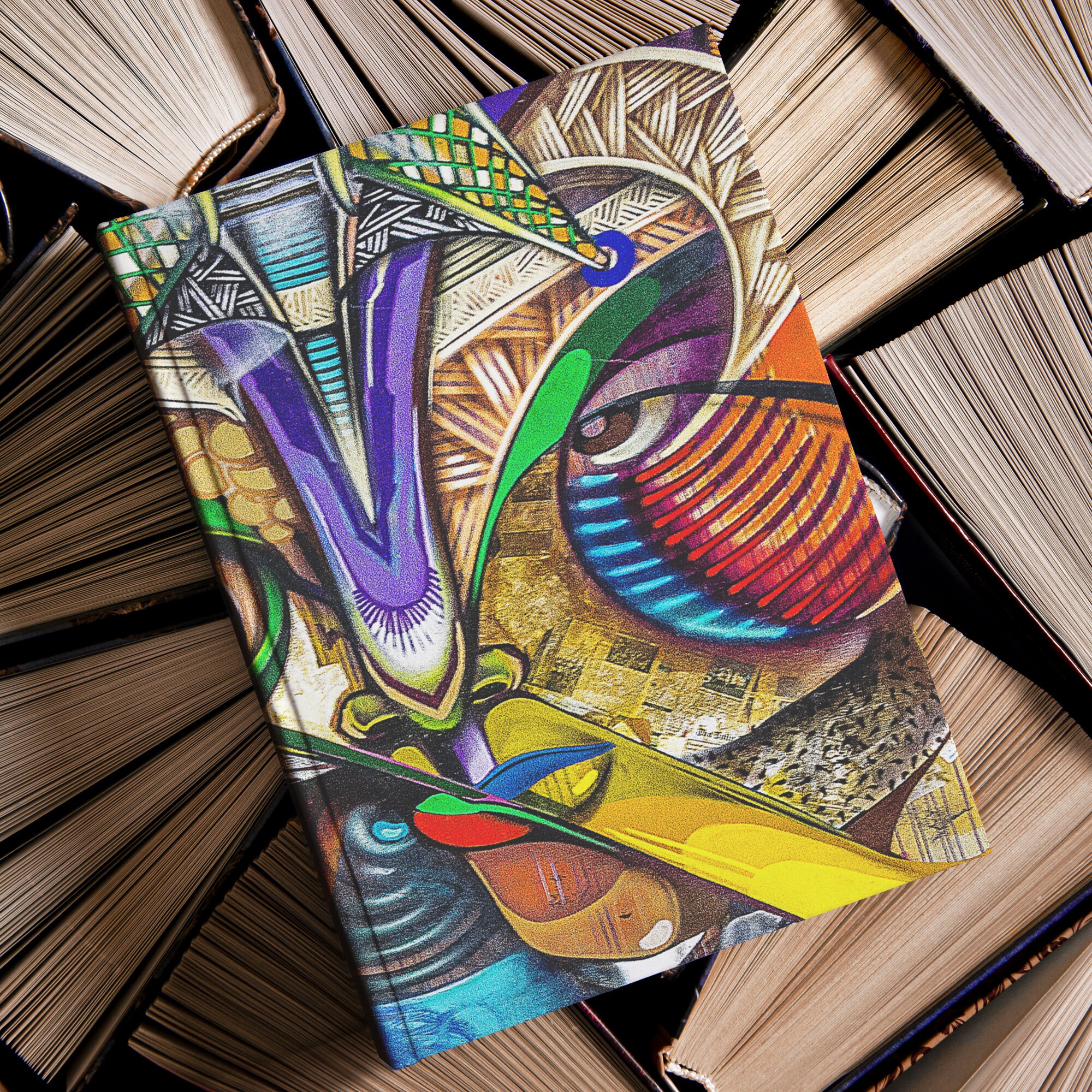 Graffiti Hardcover Journal Graffiti Diary Abstract Notepad - Etsy