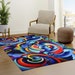 Colorful Rug Abstract Art Rugs Psychedelic Rug Colorful Floor - Etsy