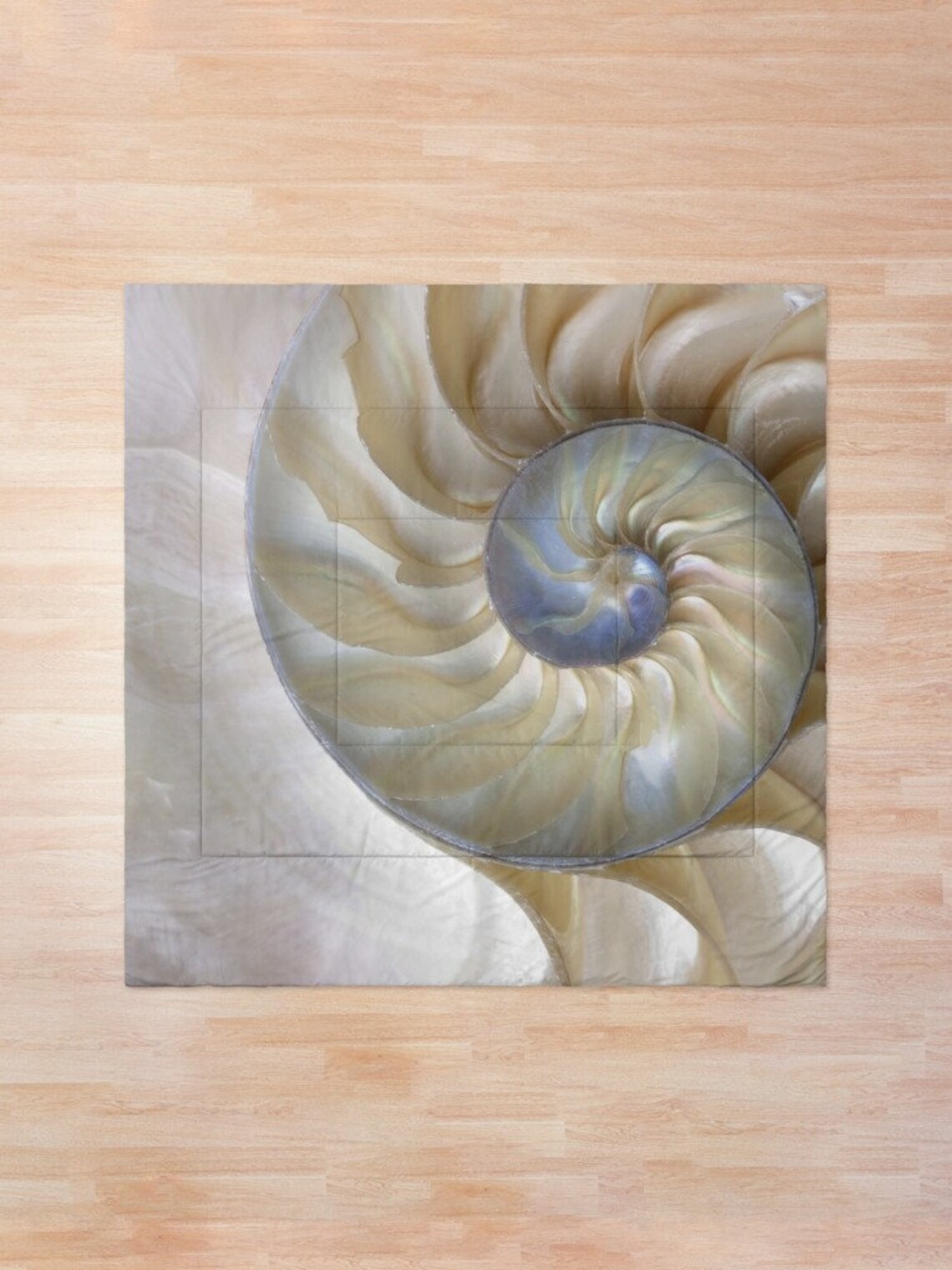 Nautilus Shell Comforter or Duvet Cover Ocean Bedding - Etsy