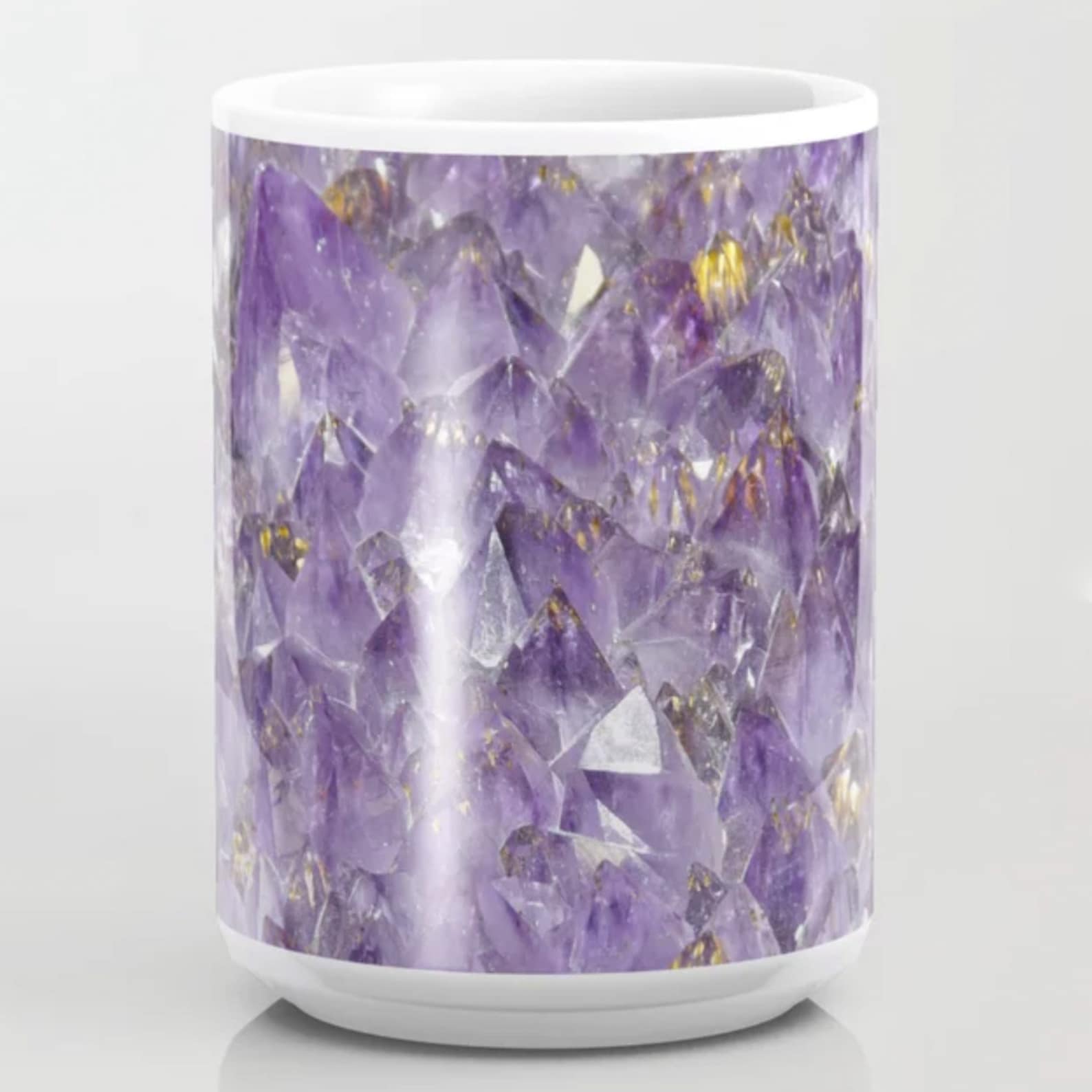 Amethyst Mug Spiritual Gift Purple Mug Amethyst Mugs Cheap Gift Yoga ...