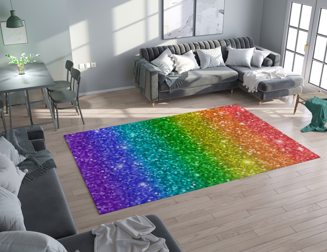 Rainbow Rug Rainbow Rug Rainbow Rugs Gay Pride Floor Rug Gay Rugs 3'x5 ...