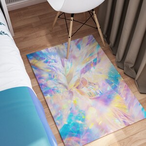 Fairy Rug Princess Rug Colorful Rug Rainbow Floor Rug Pink Mat Girly ...