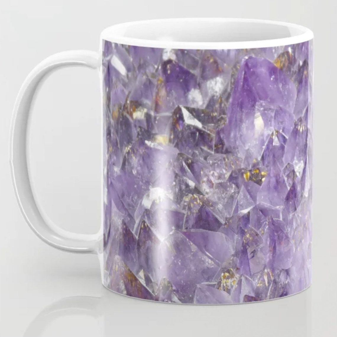 Amethyst Mug spiritual Gift purple mug amethyst mugs cheap | Etsy