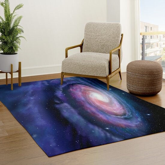 Milky Way Rug Space Rug Kids Rug Galaxy Floor Rug Galaxies | Etsy