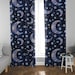 Moon Window Curtains Star Moons Curtains Celestial Drapery - Etsy