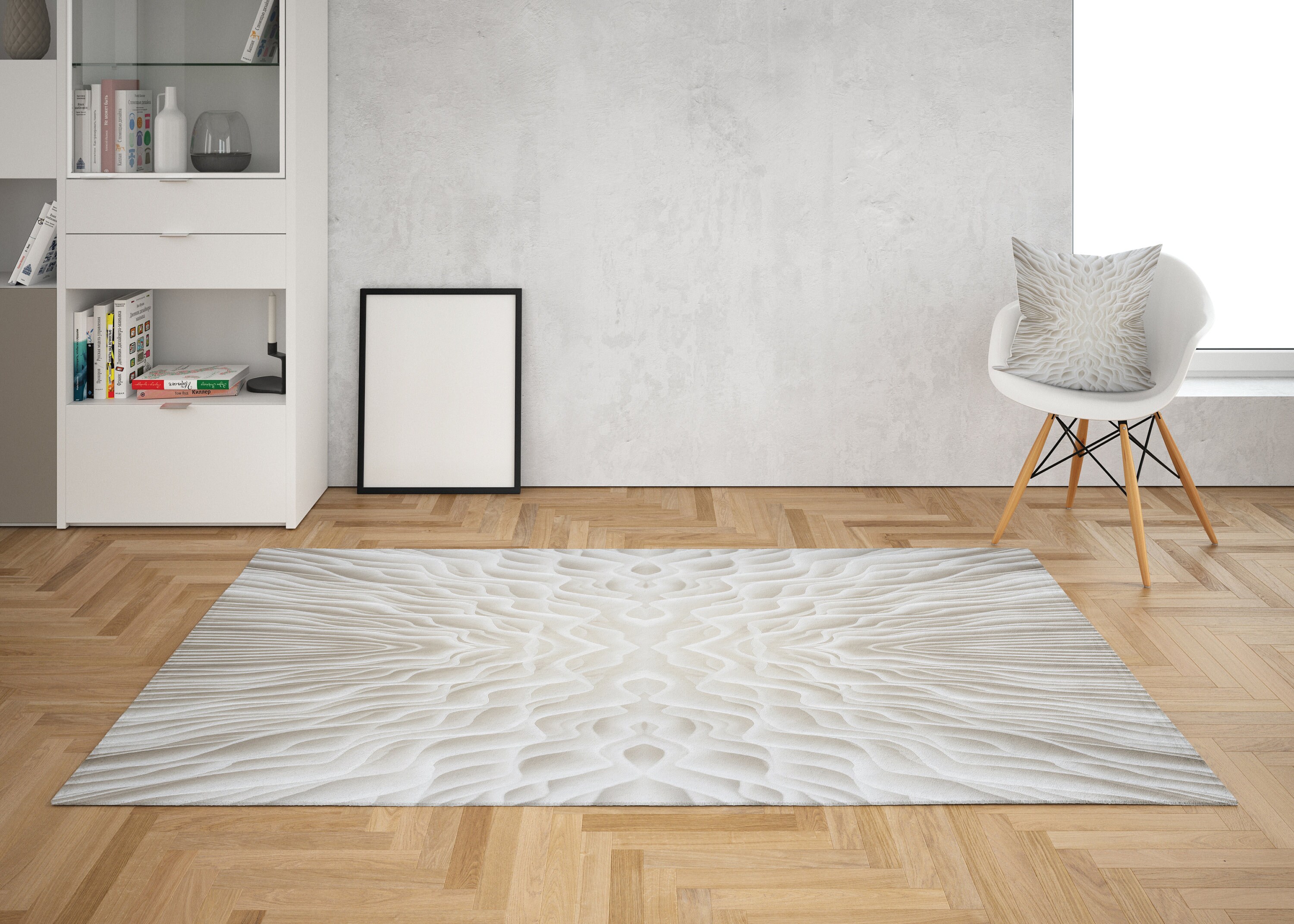 Mushroom Rug Grey Beige Rug Psychadelic Rug Psychedelic Floor | Etsy