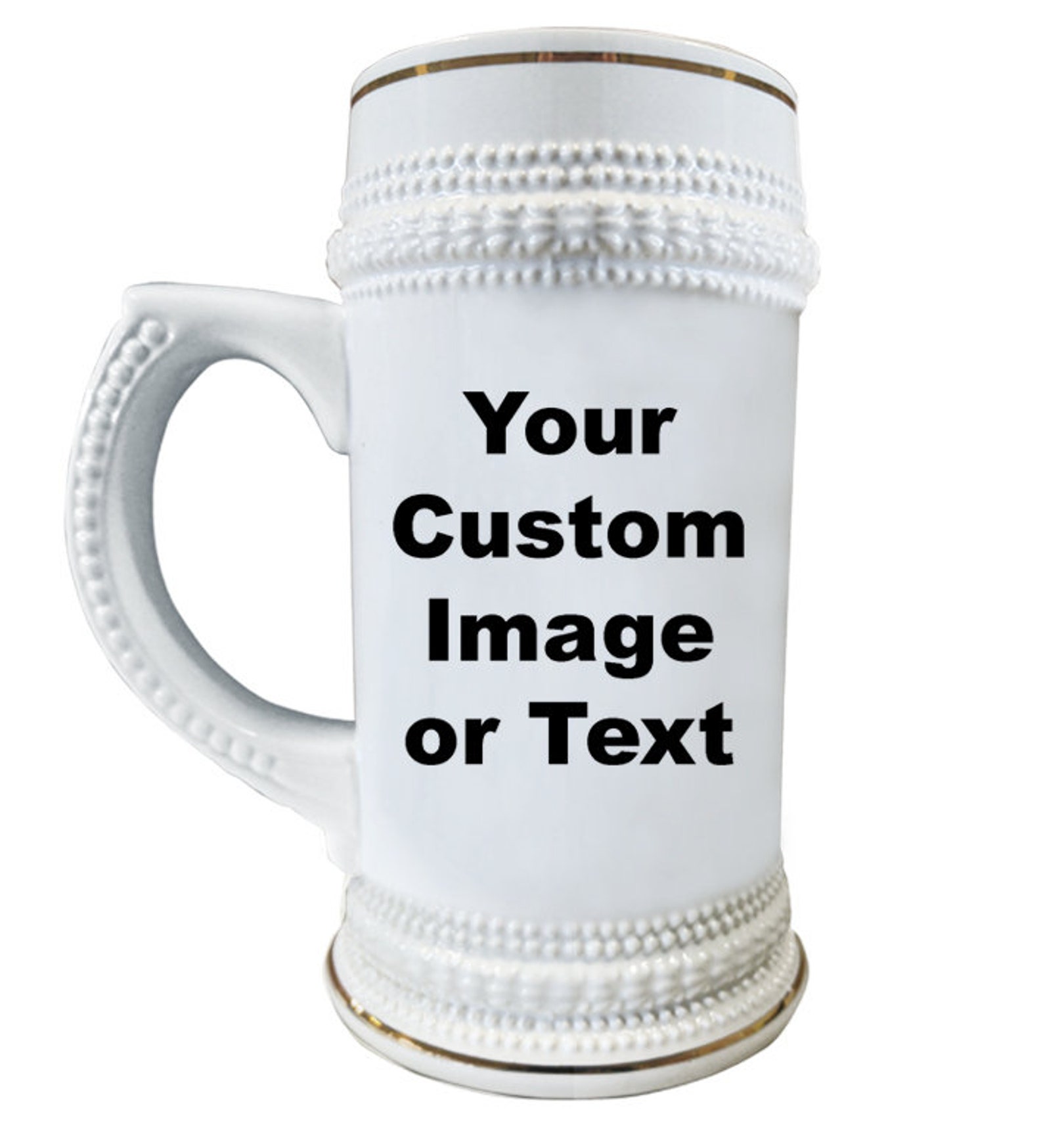 Personalized Beer Stein: Custom Image or Text, Gift for Beer Lovers - Etsy