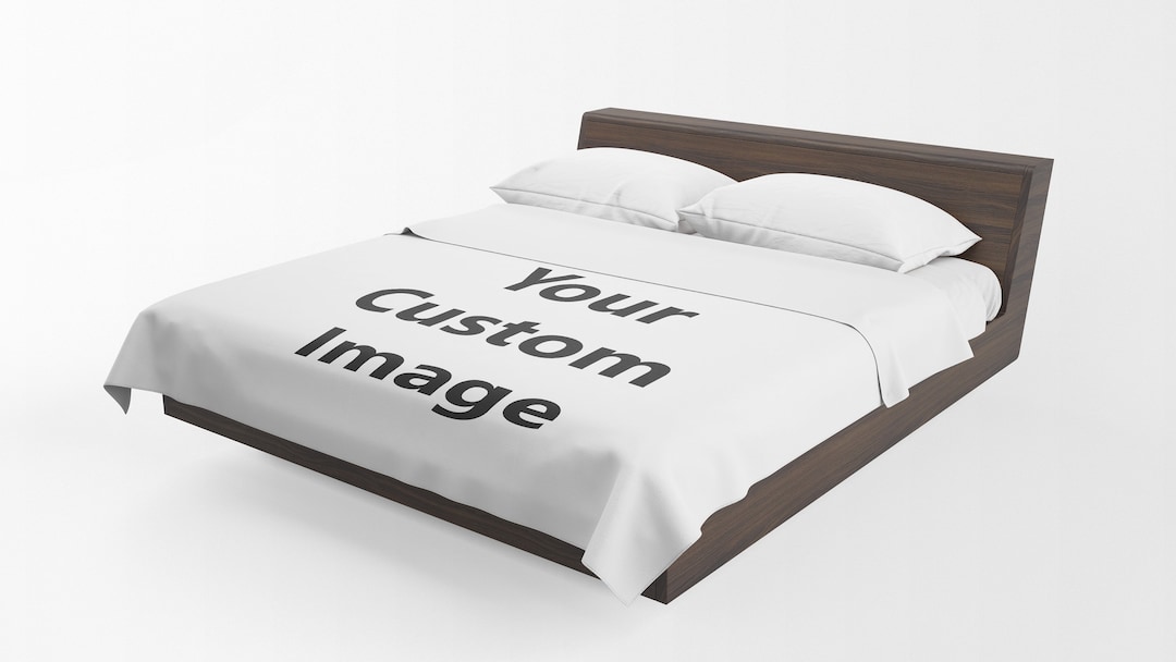 Personalized Photo Bed Sheets, Custom Sateen Bedding Gift - Etsy