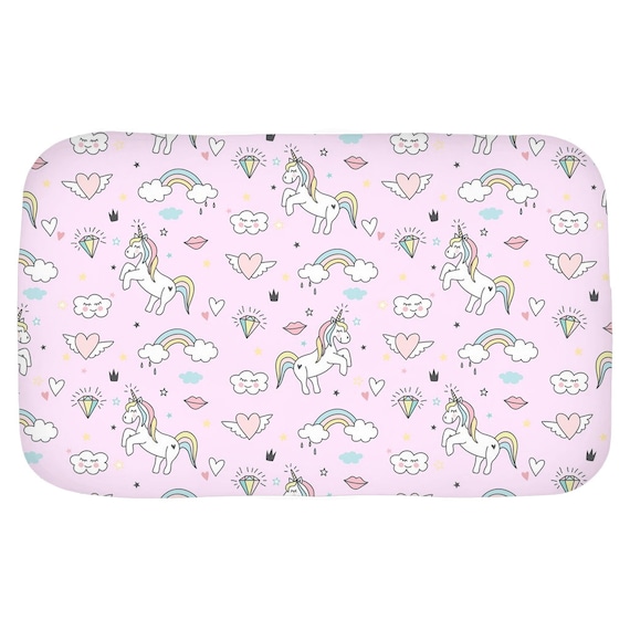 Unicorn Bath Mat Unicorn Bathroom Unicorns Decor Rainbow Bath | Etsy