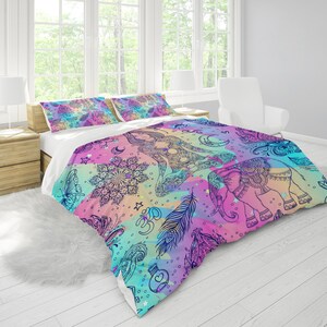 Boho Spiritual Comforter or Duvet Cover Hippy Bedding Boho Bedding ...