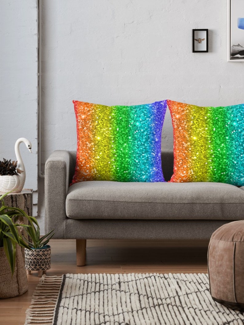 Rainbow Pillow Rainbow Pillows Rainbows Pillow Gay Pillows Gay - Etsy