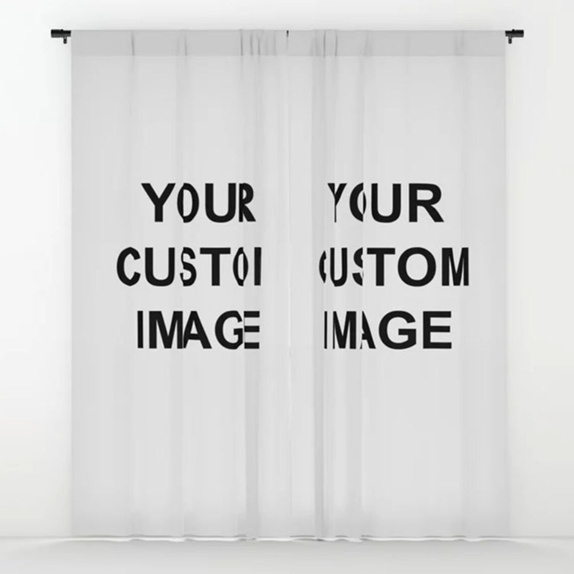 Custom Window Curtain Photo Drapery Custom Photo Curtain - Etsy