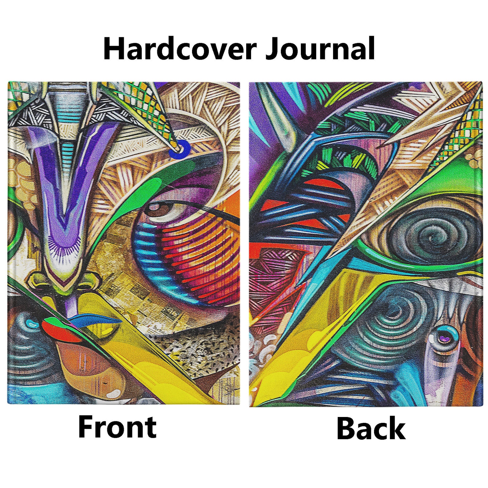 Graffiti Hardcover Journal Graffiti Diary Abstract Notepad | Etsy