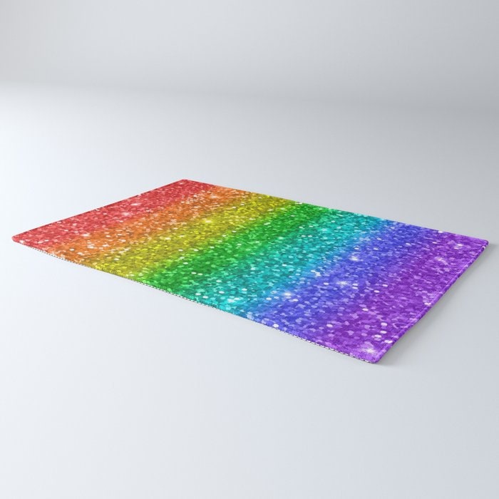 Rainbow Rug Rainbow Rug Rainbow Rugs Gay Pride Floor Rug Gay | Etsy