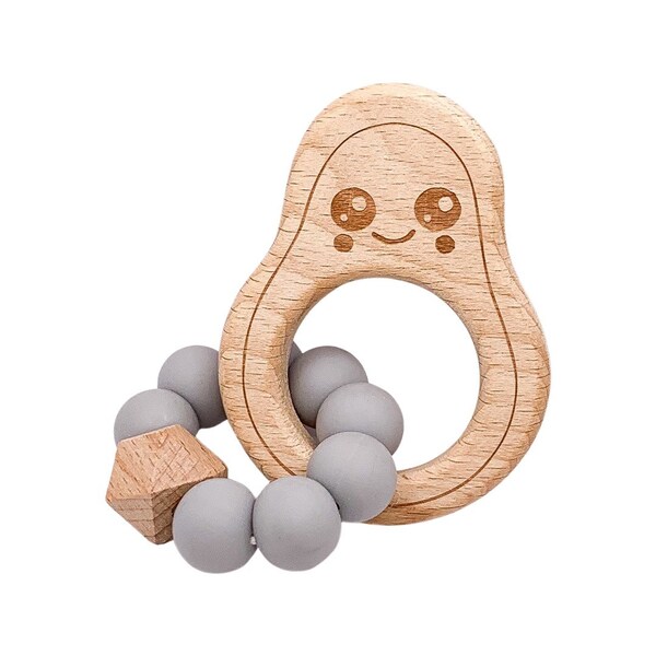 Wooden Baby Rattle - Etsy