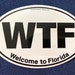 WTF Welcome to Florida Decal Sticker - Laptop Decal - Car Decal - Vinyl ...